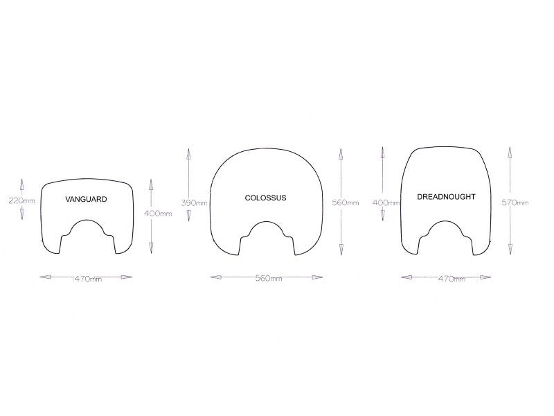 Triumph Trident 900 (93-94) Classic Screen by PowerBronze – Fast Bike Bits Ltd