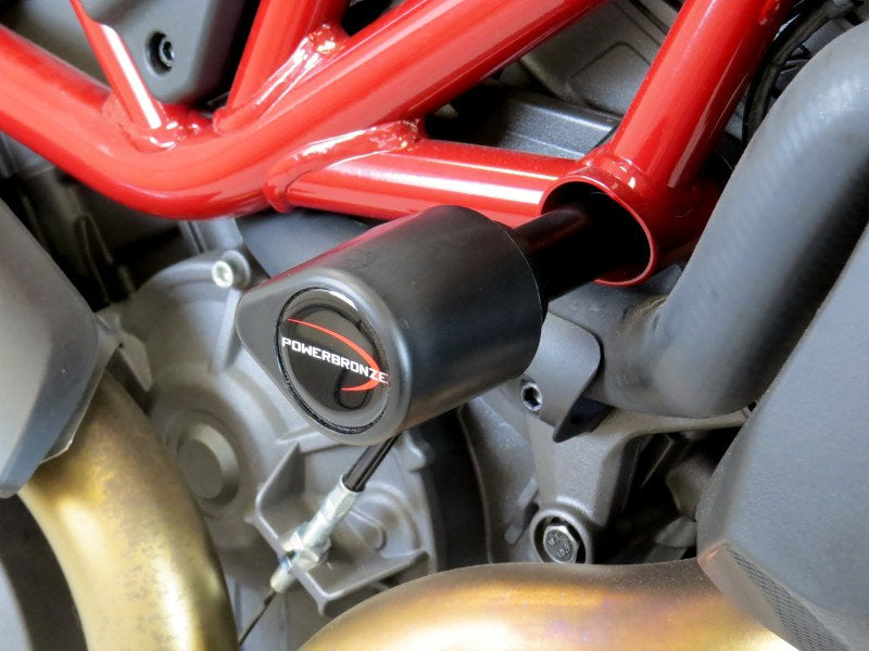 Indian FTR1200 (19-22) Badged Crash Post Set by PowerBronze – Fast Bike ...